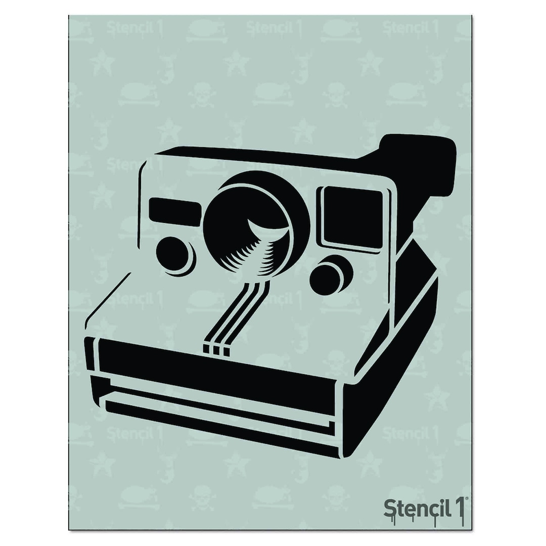 Polaroid Camera Stencil- Reusable Craft &DIY Stencils- S1_01_117 -8 ...