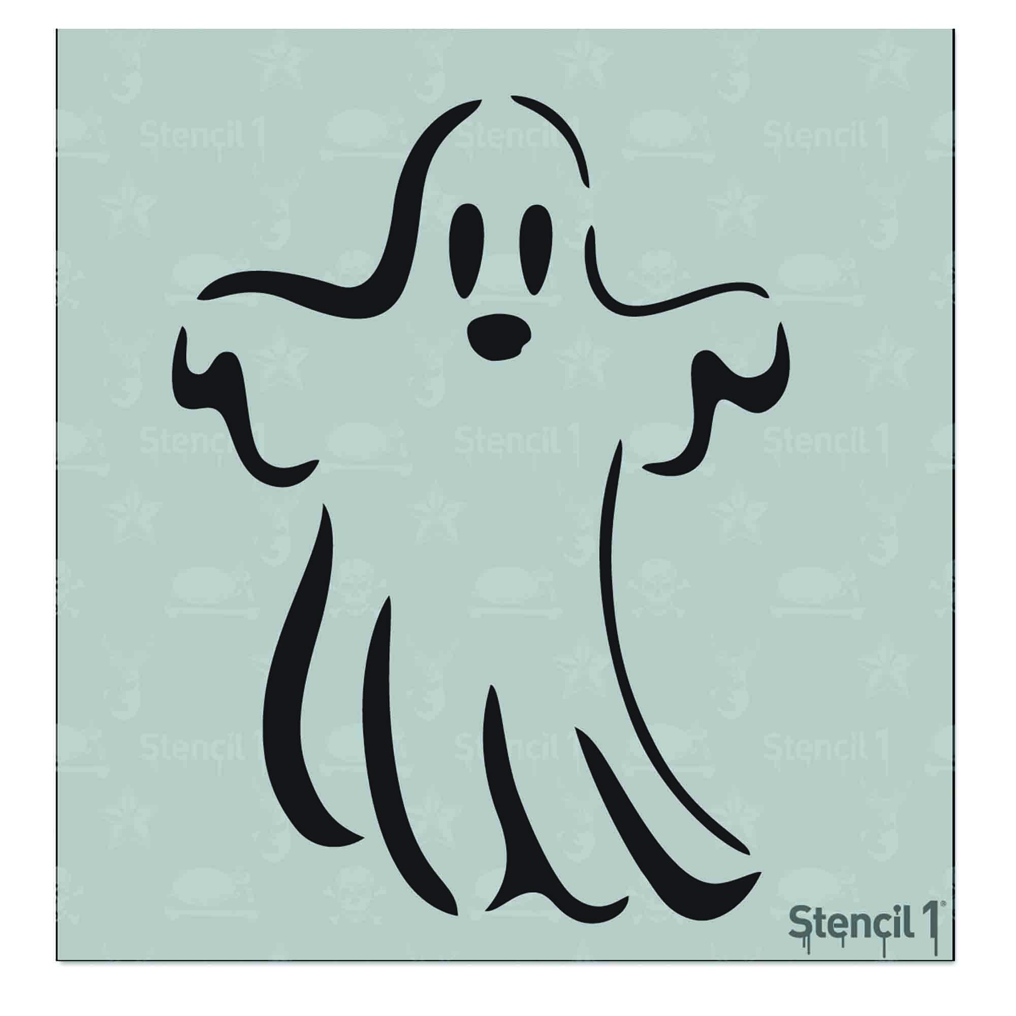 Ghost Stencil Reusable Craft & DIY Stencils S1_01_HW_S12 - Etsy