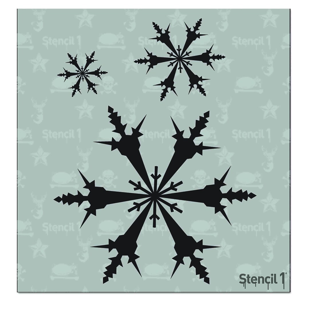 Snowflakes Stencil- Reusable Craft & DIY Stencils- S1_01_HOL01_S -small ...