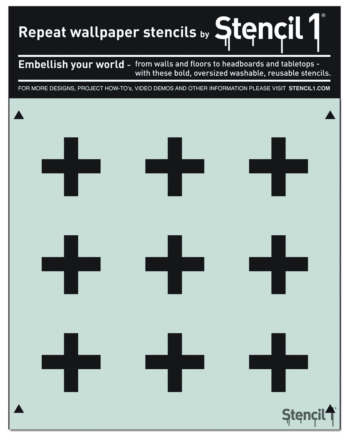 Plus Repeat Pattern Wall Stencil Reusable Craft & DIY | Etsy