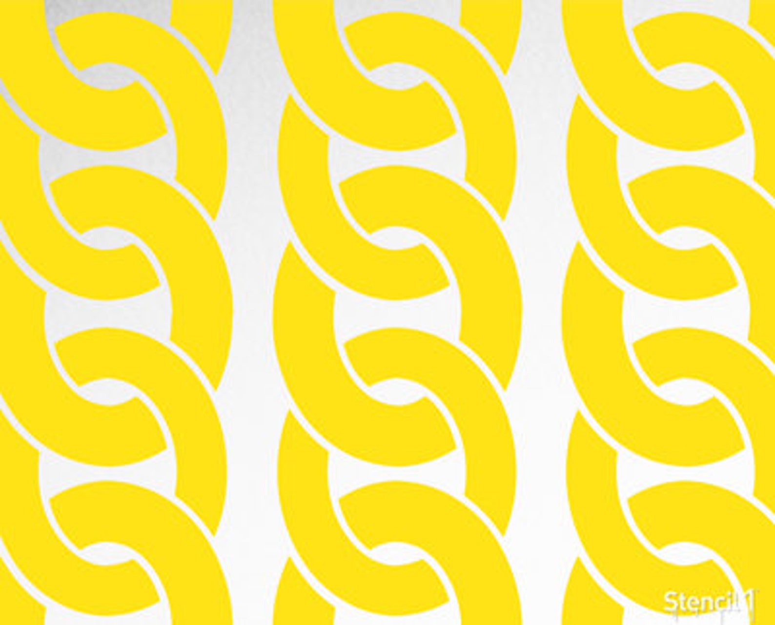Bold Chain Repeat Wall Pattern Reusable Craft & DIY Stencils - Etsy