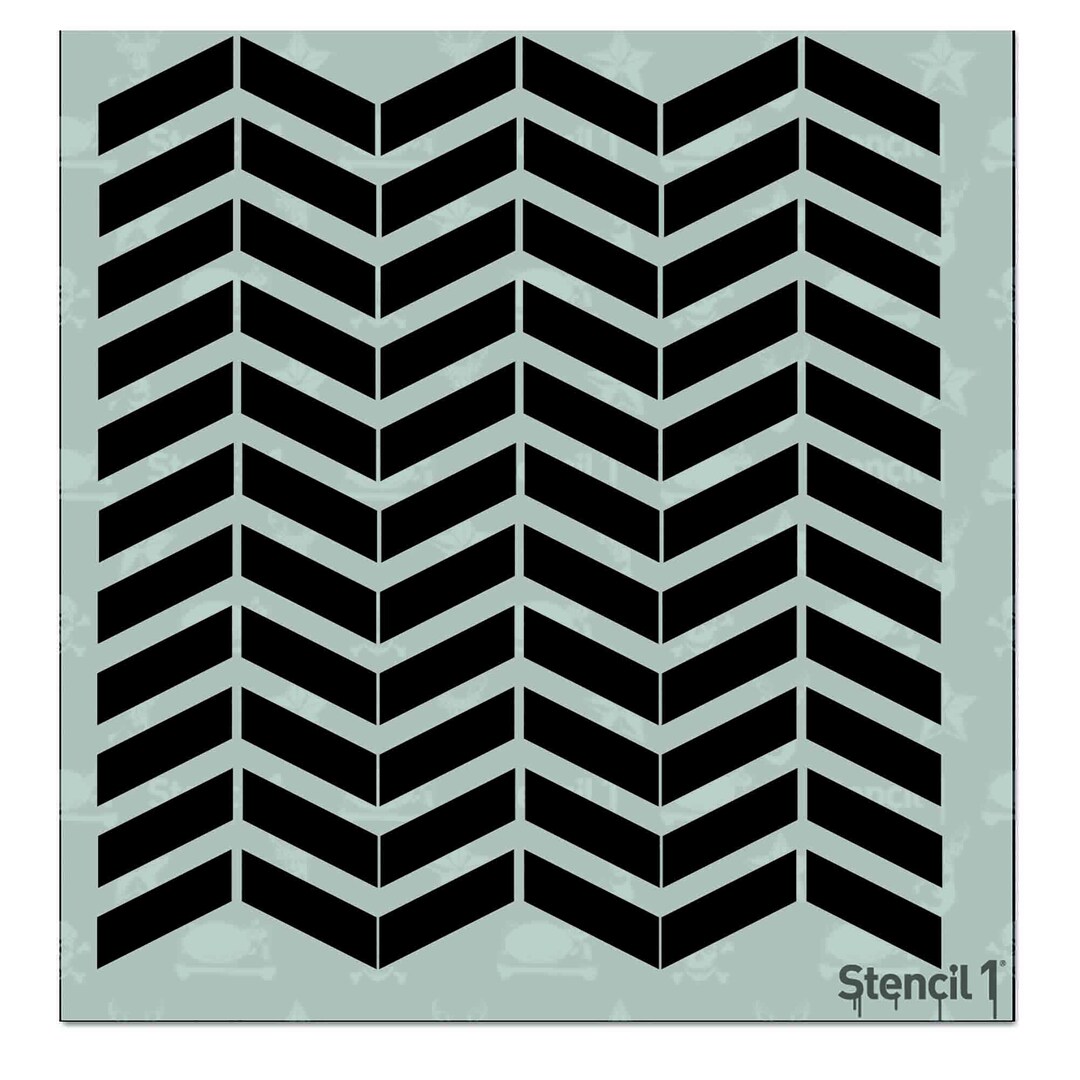 Chevron Pattern Stencil- Reusable Crafts & DIY Stencils- S1_pas_37s ...
