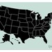 Large USA Map Stencil- Reusable Craft & DIY Stencils- S1_USMAP_30 ...