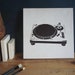Turntable Stencil- Reusable Craft & DIY Stencils- S1_01_13 -8.5x11- by ...