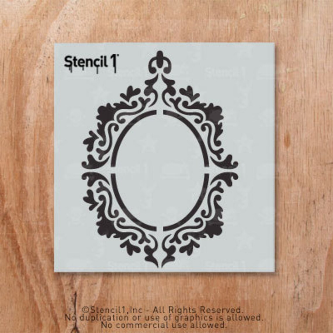 Rococo Frame 1 Stencil Reusable Craft & DIY Stencils - Etsy