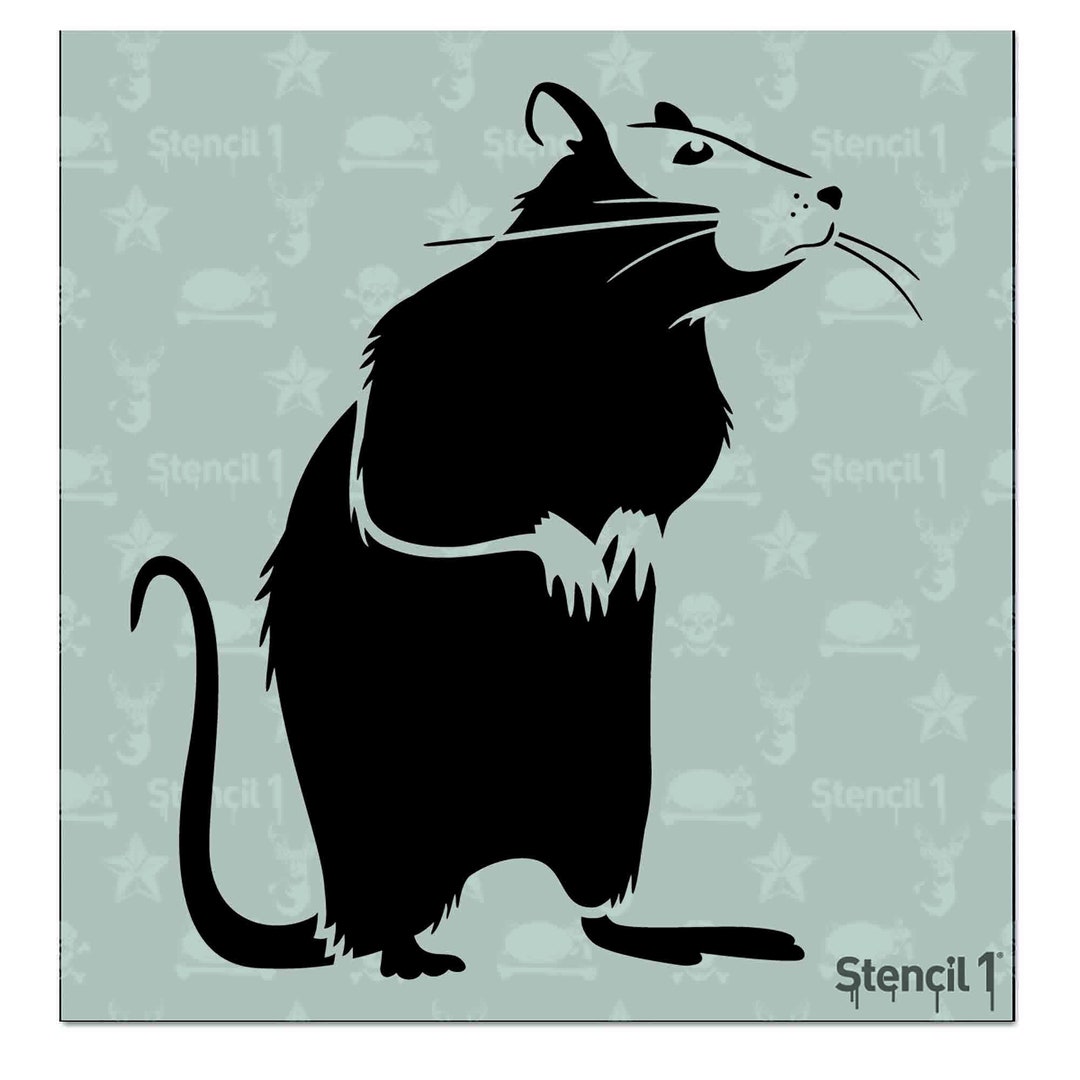 Rat Stencil- Reusable Craft & DIY Stencils- S1_01_211_S -small- by ...
