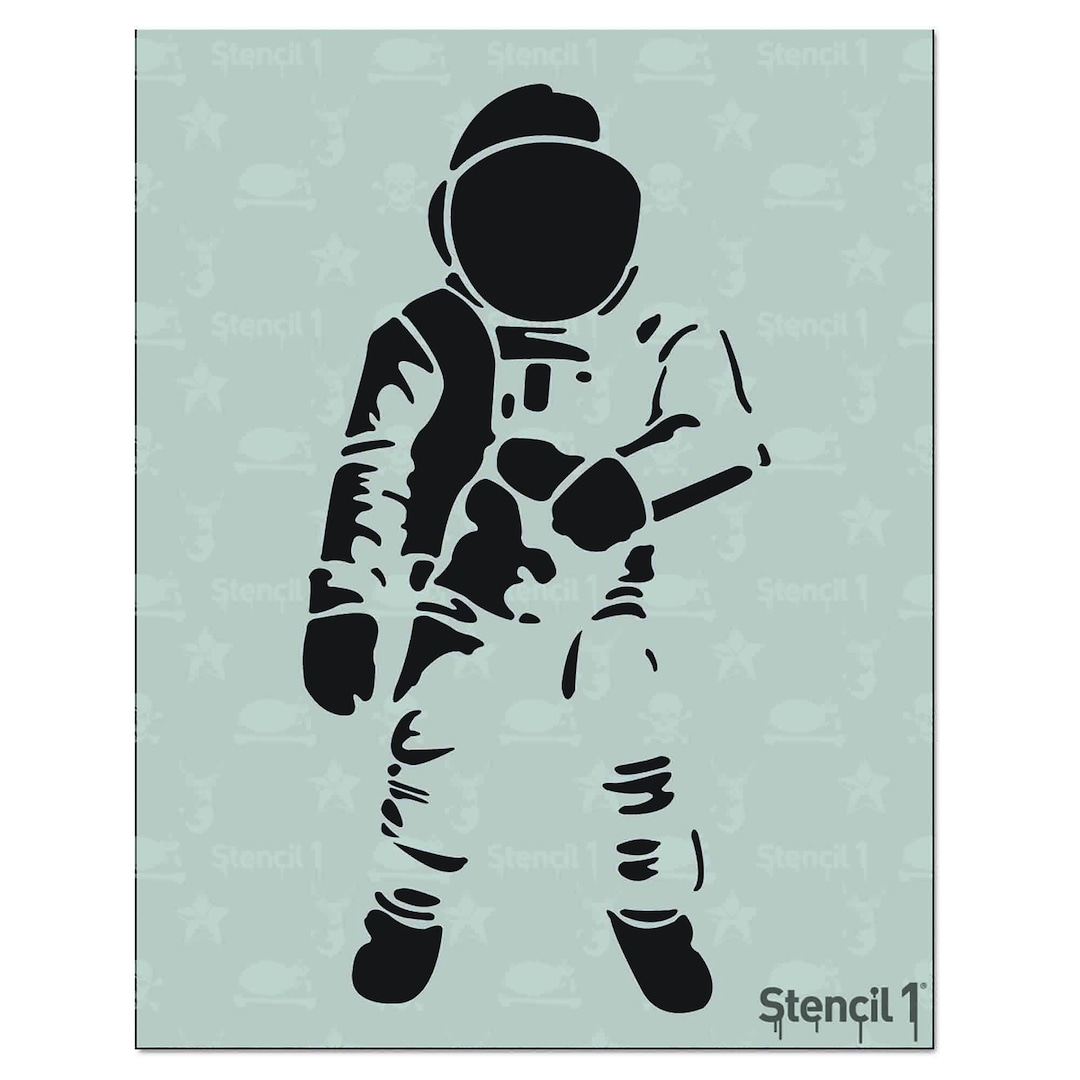 Astronaut Stencil- Reusable Craft & DIY Stencils- S1_01_37 -8.5x11- by ...