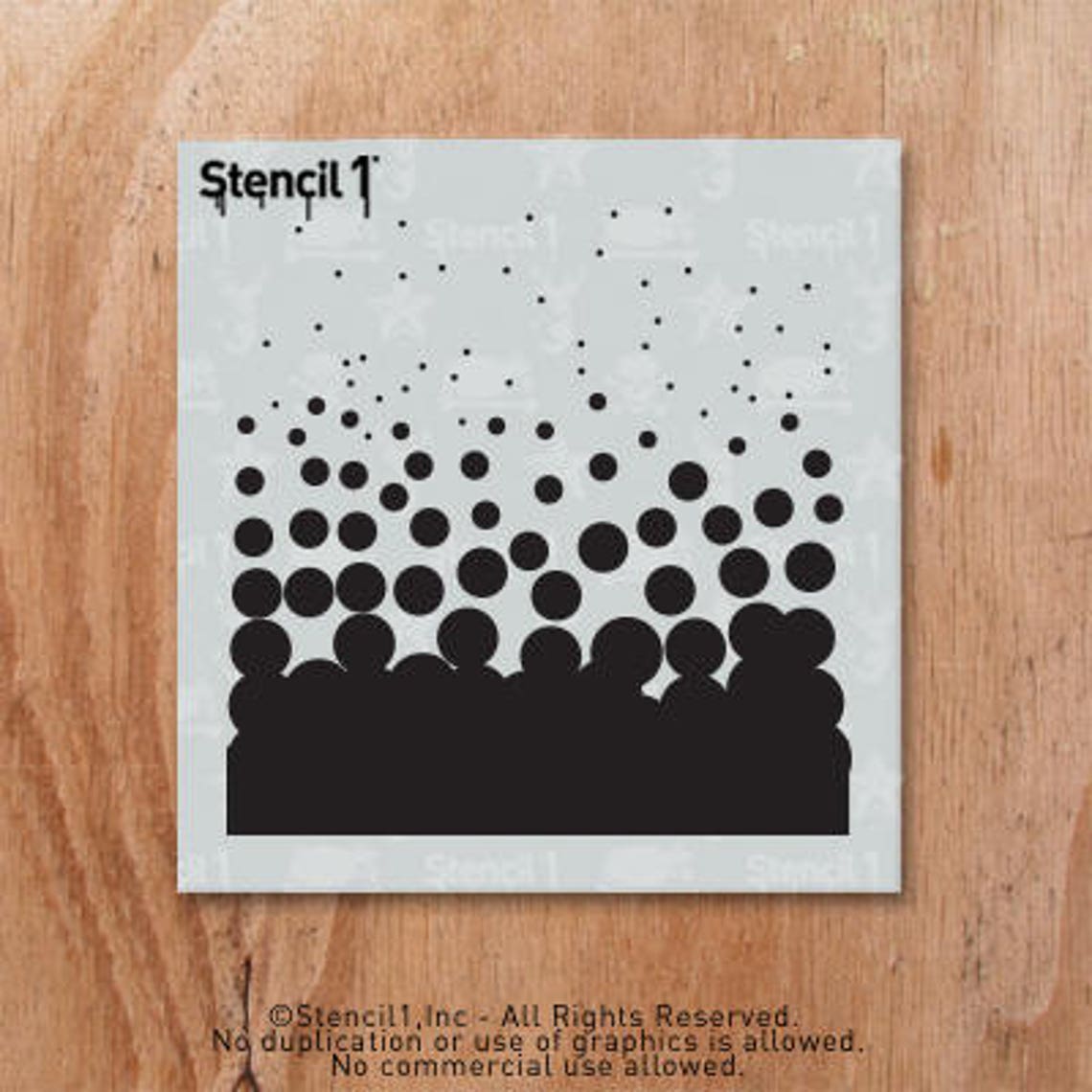 Bubbles Stencil Reusable Craft & DIY Stencils S1_01_312_S | Etsy