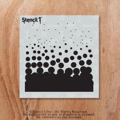 Bubbles Stencil Reusable Craft & DIY Stencils S1_01_312_S - Etsy