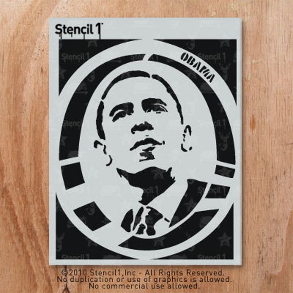 Obama Logo Stencil