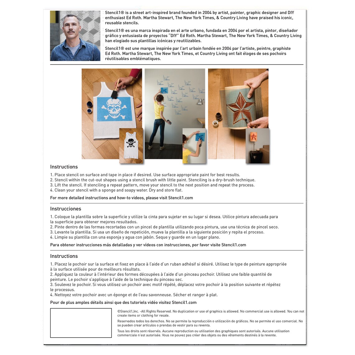 Che Stencil Reusable Craft &DIY Stencils S1_01_74 8.5x11 | Etsy