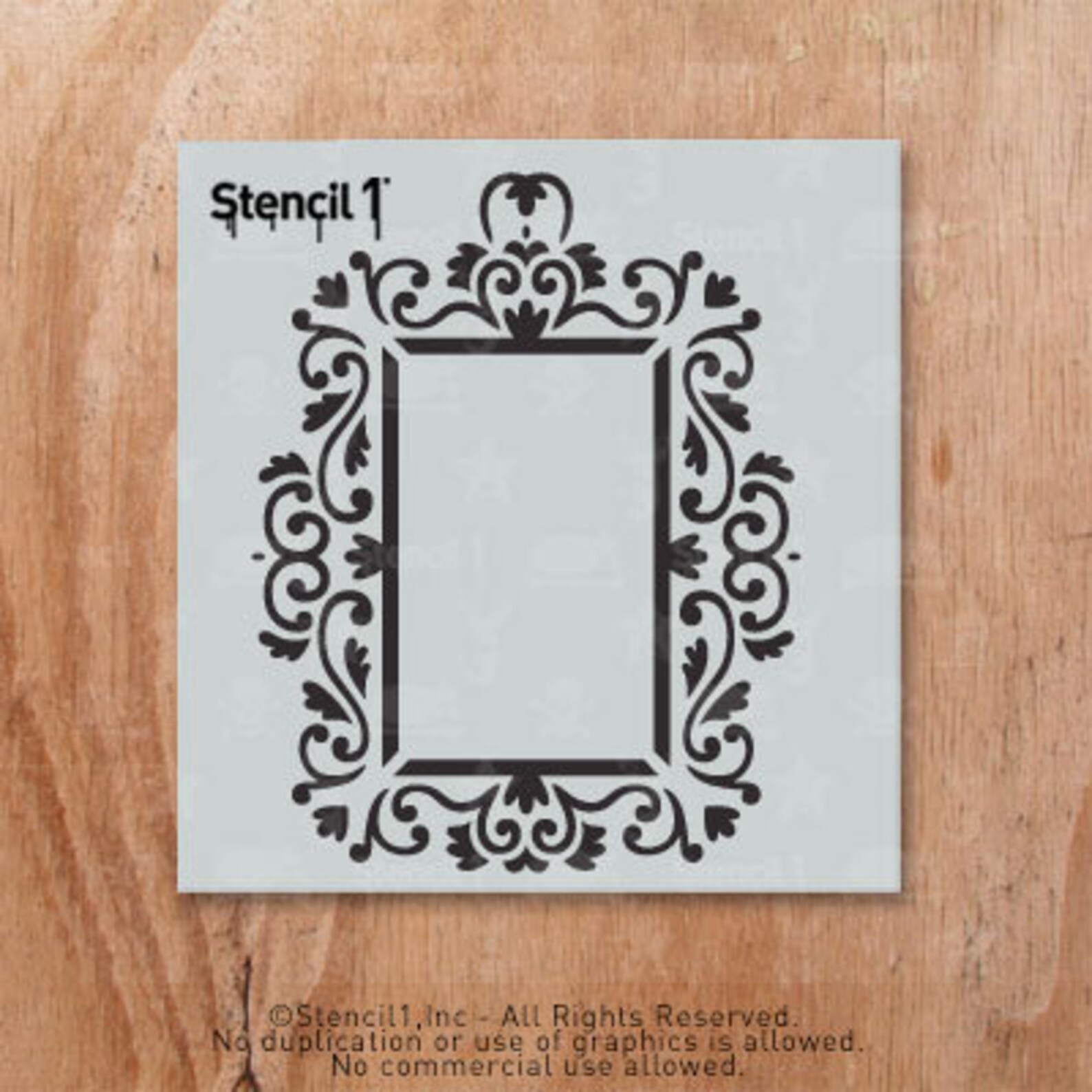 Rococo Frame 3 Stencil Reusable Craft & DIY Stencils - Etsy