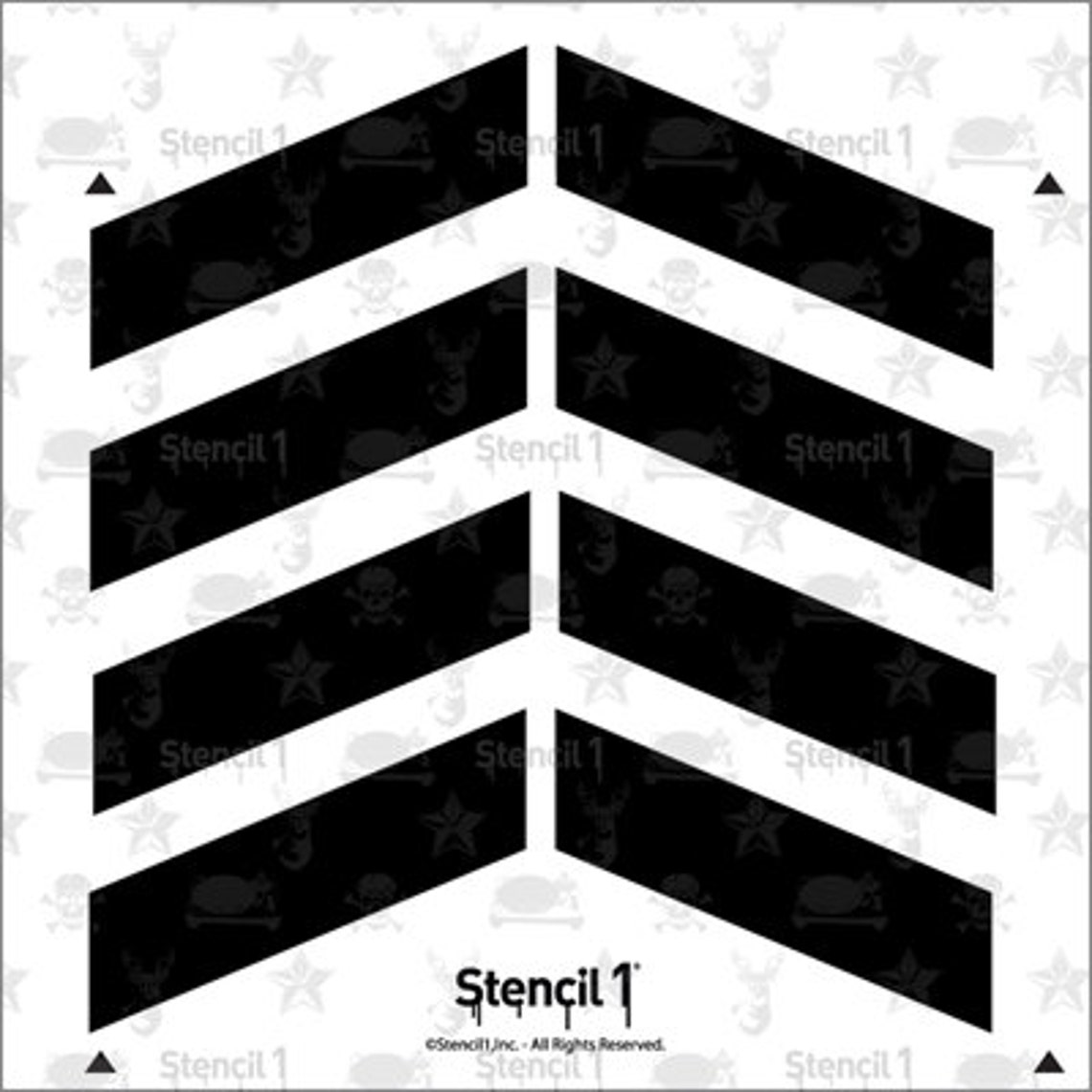 Chevron Repeat Pattern Wall Stencil Reusable Craft & DIY - Etsy