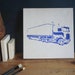 Big Rig Stencil Reusable Craft & DIY Stencils S1_01_45 8.5 X 11 by ...