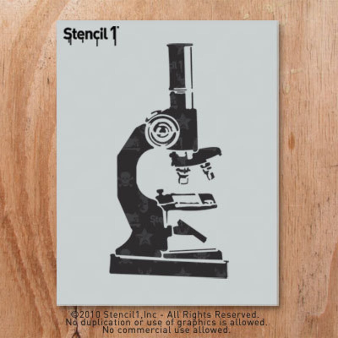 Microscope Stencil- Reusable Craft &DIY Stencils- S1_01_71 -8.5x11- by ...