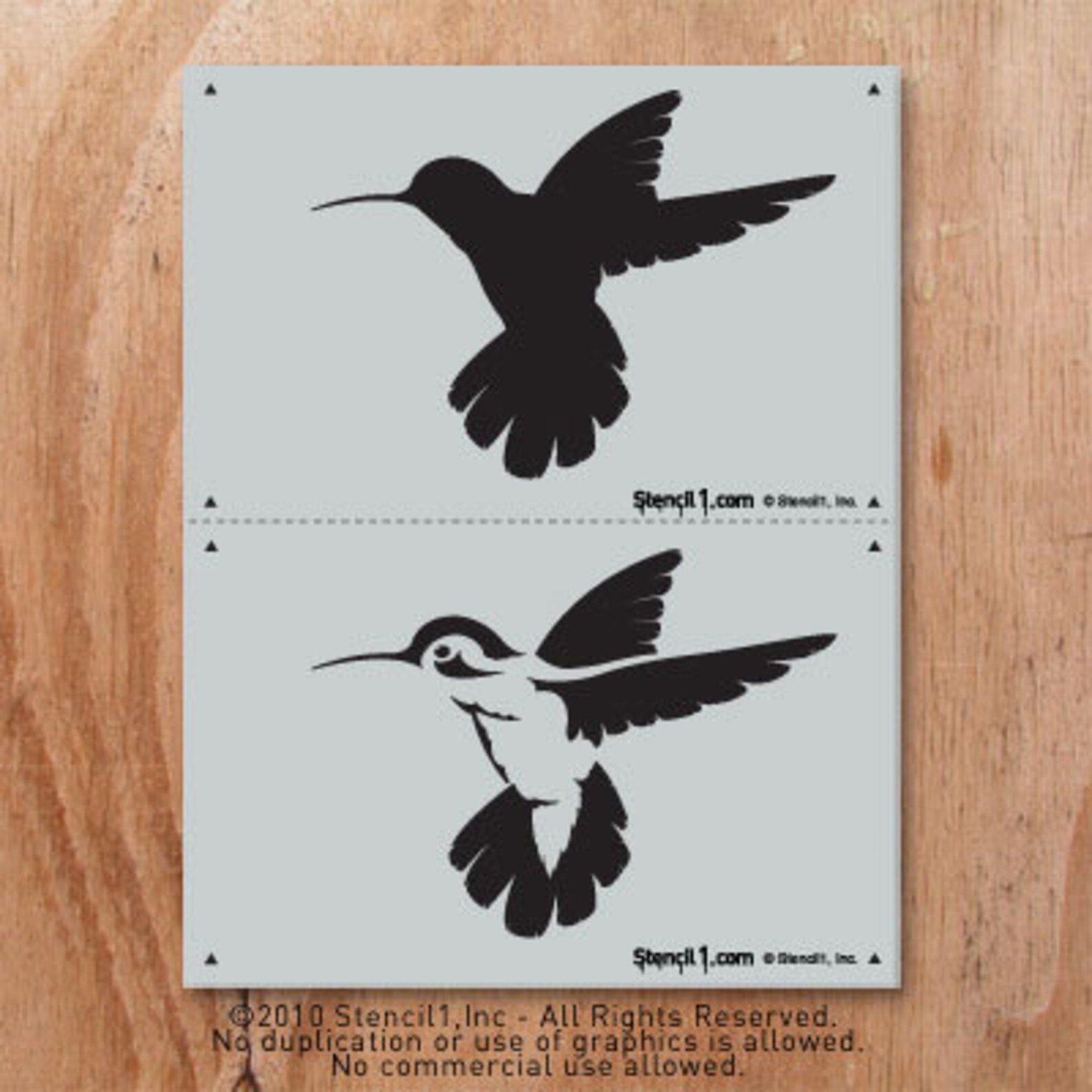 Hummingbird Two Layer Stencil Reusable Craft & DIY Stencils - Etsy
