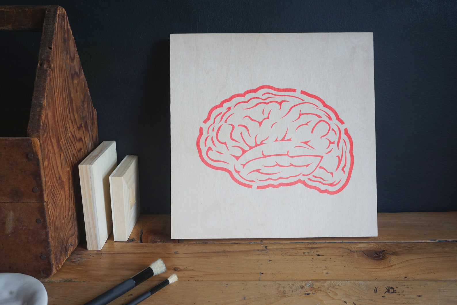 Brain Stencil- Reusable Craft & DIY Stencils- S1_01_72 -8.5x11- by ...