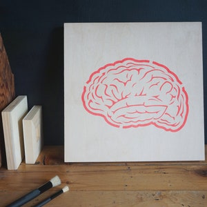 Brain Stencil- Reusable Craft & DIY Stencils- S1_01_72 -8.5x11- by ...