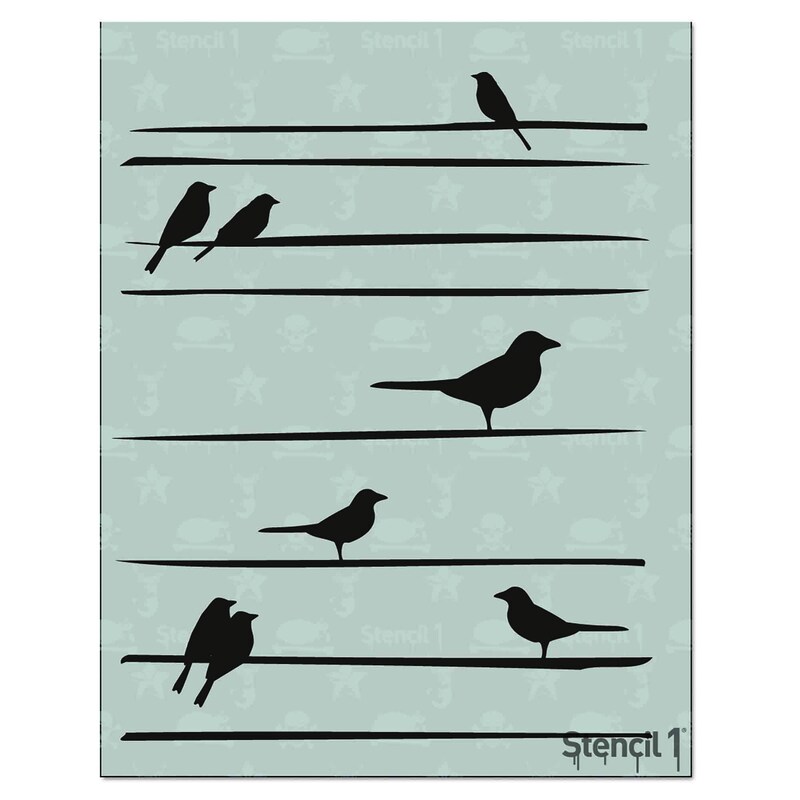 Birds on a Wire - Etsy