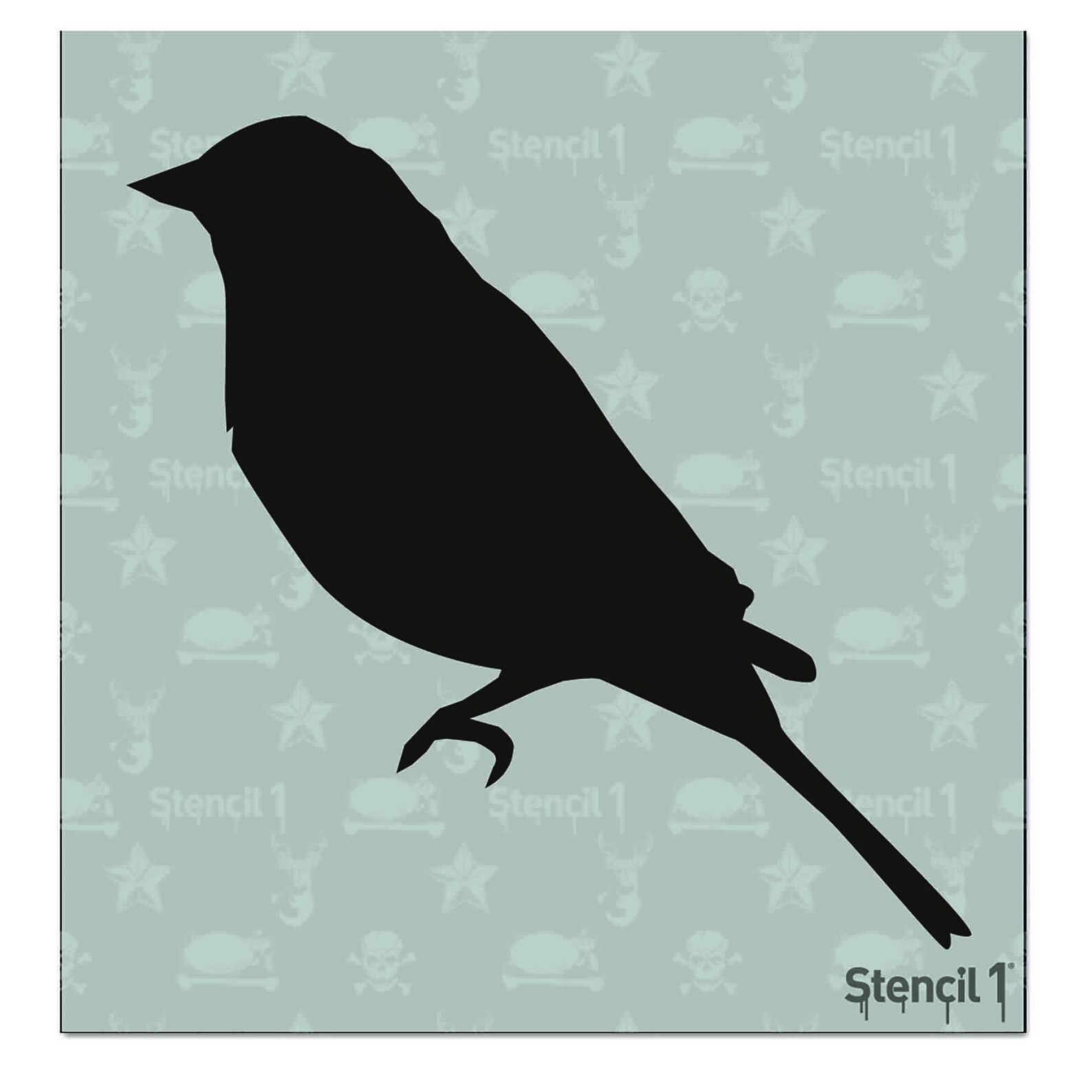 Bird Silhouette 1 Stencil Reusable Craft & DIY Stencils S1_01_BS01_S1 ...