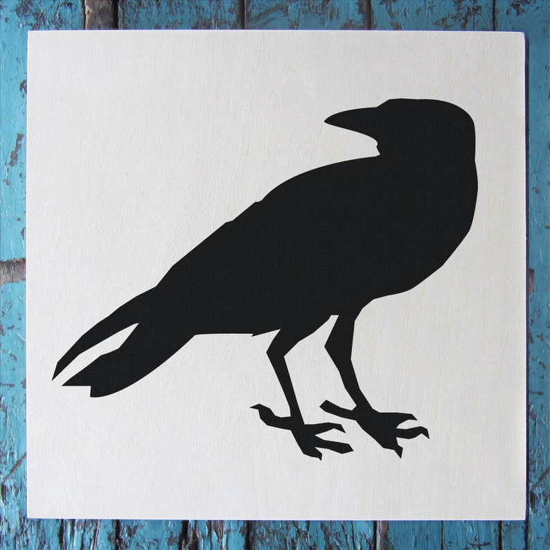 Raven Stencil Reusable Craft & DIY Stencil S1_01_BS01_S6 - Etsy