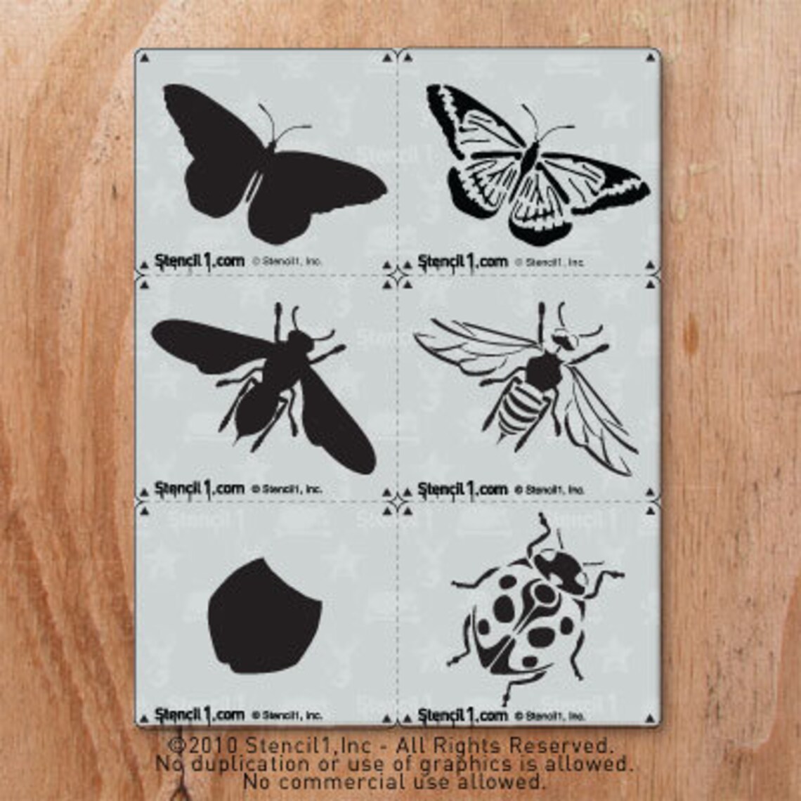 Bugs Stencil 3-pack Two-layers - Etsy
