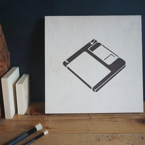 Floppy Disc Stencil - Reusable Craft & DIY Stencils - S1_01_63 - 8.5" X ...