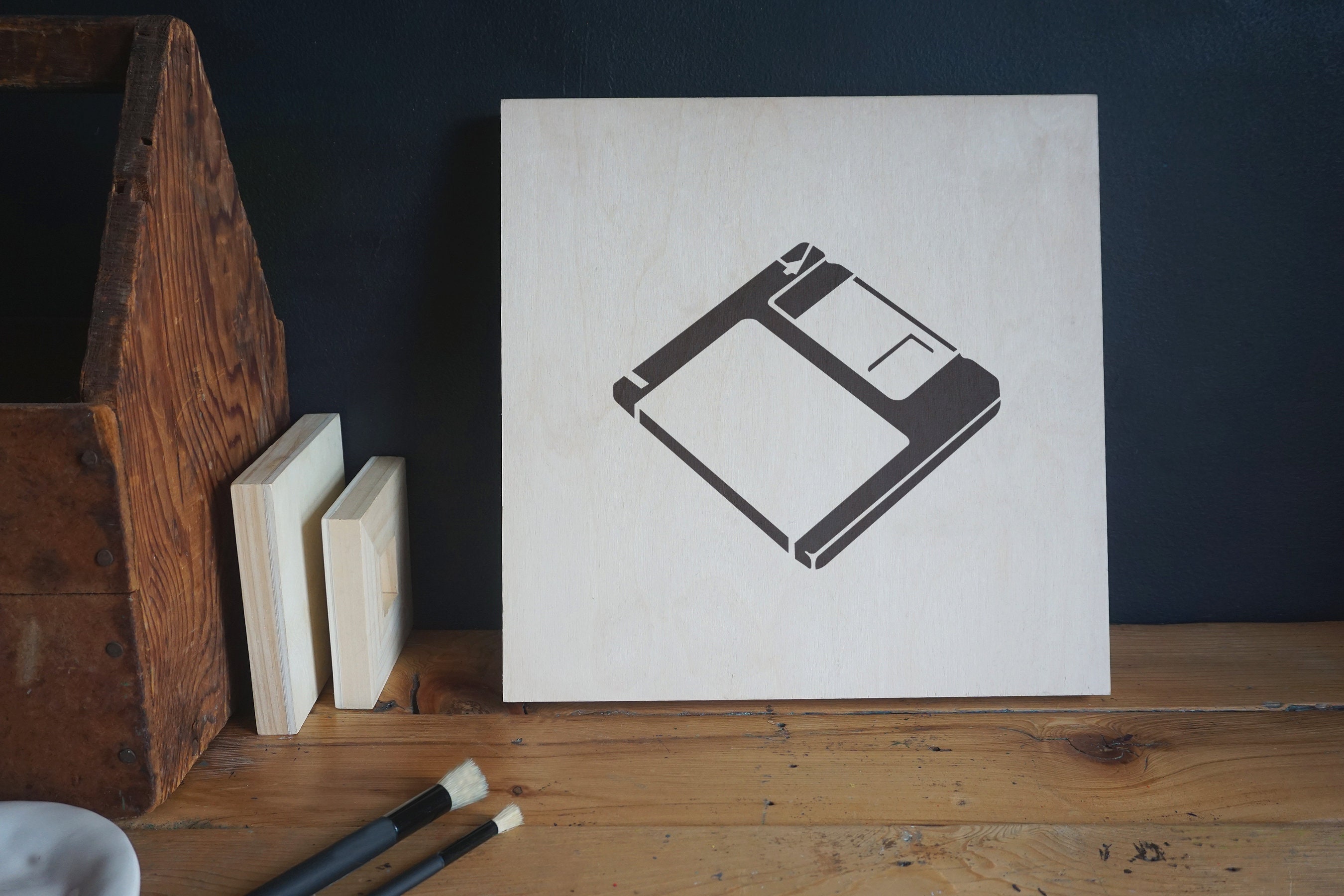 Floppy Disc Stencil - Reusable Craft & DIY Stencils - S1_01_63 - 8.5" X ...