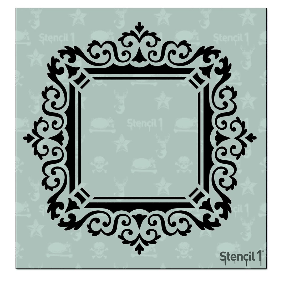 Rococo Frame 4 Stencil- Reusable Craft & DIY Stencils- S1_01_215_S ...