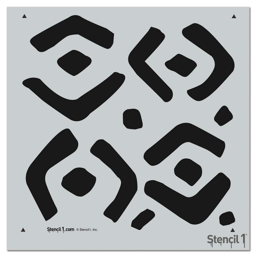 Kuba Repeat Pattern Stencil - Reusable Crafts & DIY Stencils - S1_PA_90 ...
