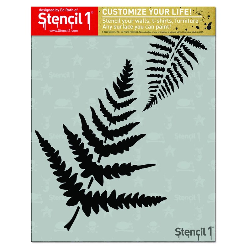 Fern Stencil Reusable Crafts & DIY Stencils S1_01_110 | Etsy