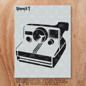 Polaroid Camera Stencil- Reusable Craft &DIY Stencils- S1_01_117 -8 ...