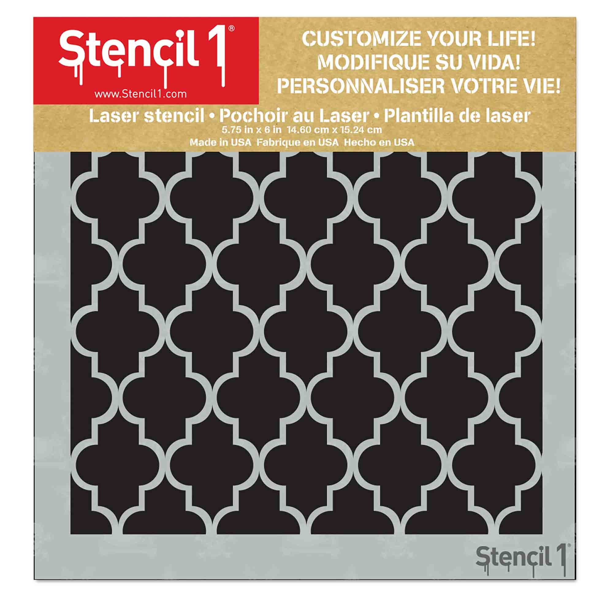 Quatrefoil Full Stencil - Reusable Craft & DIY Stencils - S1_PA_101_S ...