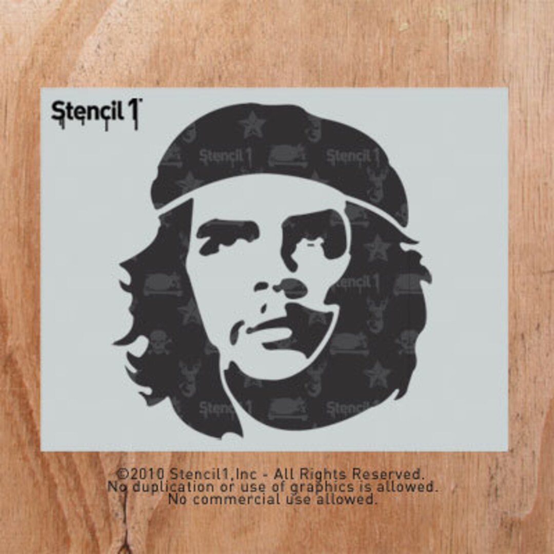 Che Stencil- Reusable Craft &DIY Stencils- S1_01_74 -8.5x11- by ...