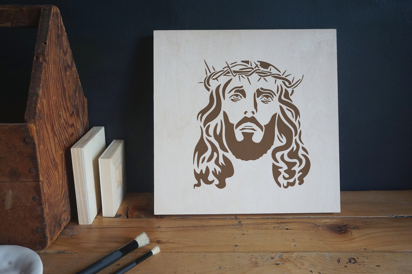 Jesus Stencil- Reusable Craft & DIY Stencils- S1_01_151 -8.5x11- by ...