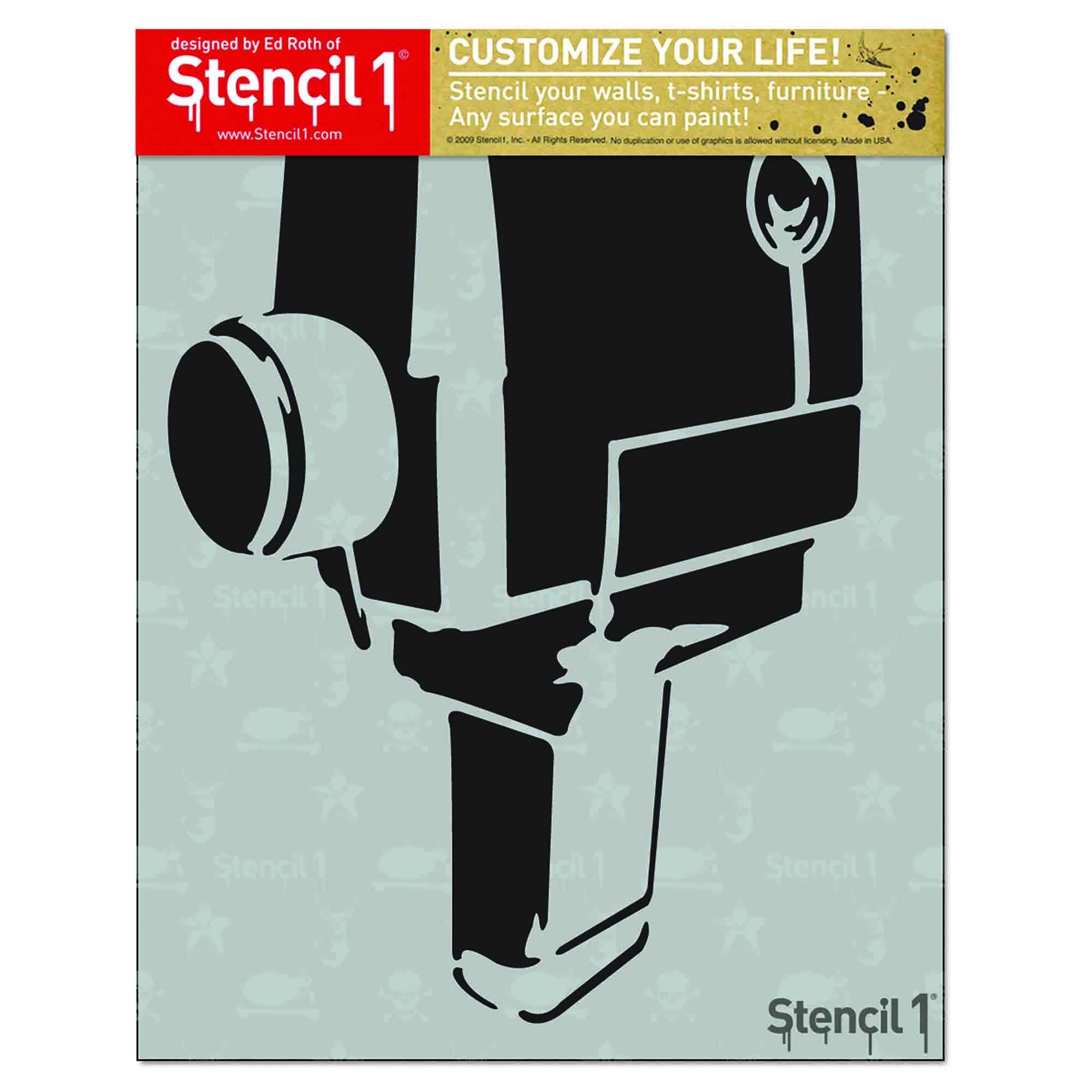Super 8 Stencil Reusable Craft &DIY Stencils S1_01_36 - Etsy