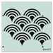 Scallop Repeat Pattern Wall Stencil- Reusable Craft &DIY Stencils- S1 ...