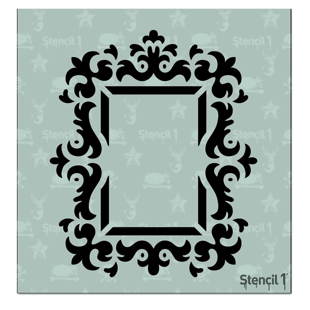 Rococo Frame 2 Stencil- Reusable Craft & DIY Stencils- S1_01_213_S ...