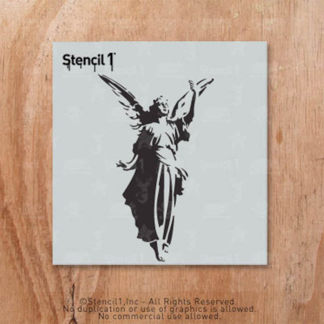 Angel Stencil Reusable Craft & DIY Stencils Christmas and - Etsy