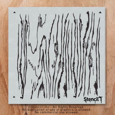 Wood Grain Repeat Pattern Wall Stencil Reusable Craft &DIY | Etsy