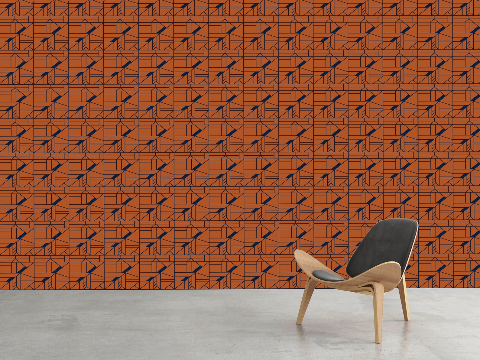 Geo Repeat Pattern Wall Stencil Reusable Craft & DIY - Etsy