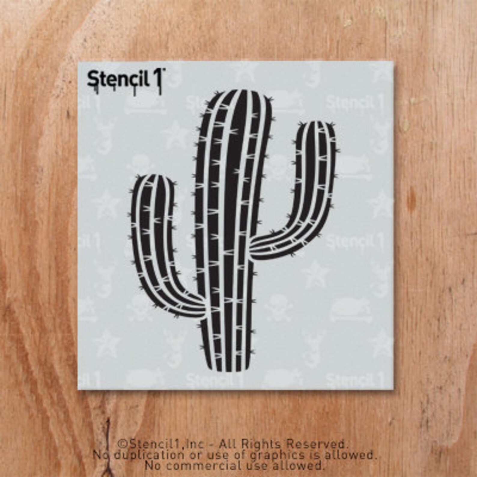 Cactus Stencil Cacti Motif reusable Craft & DIY Stencils S1_01_305_S ...