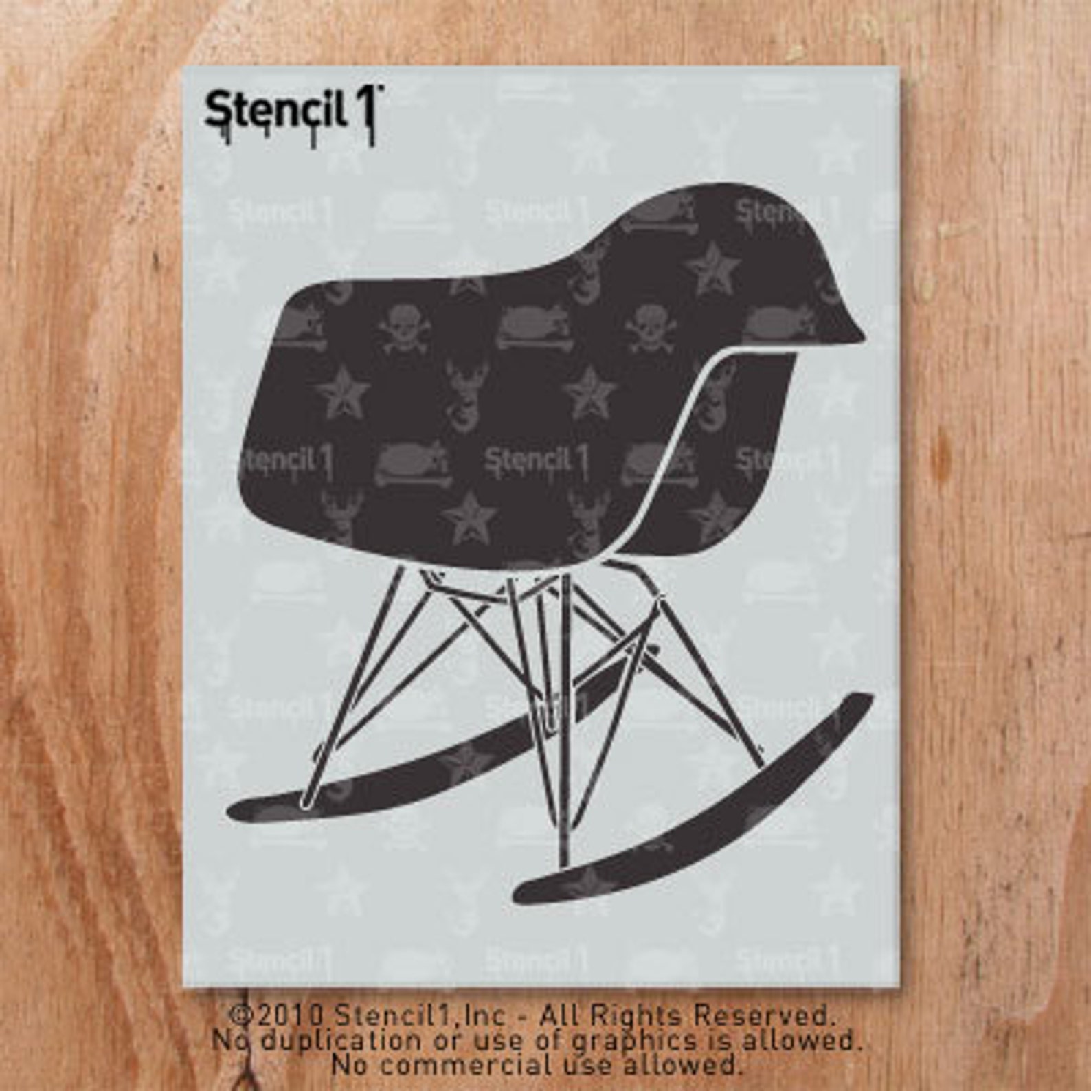 Chair Mod Rocker Stencil- Reusable Craft & DIY Stencils- S1_01_86 -8 ...