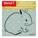 Bunny Stencil- Reusable Craft & DIY Stencils- S1_2L_07_S -small-(5.75 ...