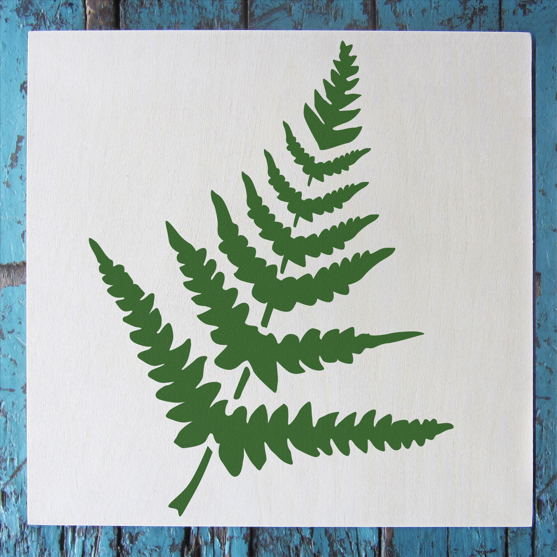 Fern Stencil Reusable Craft & DIY Stencils S1_01_110_S - Etsy