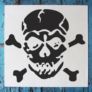 Jolly Roger Stencil- Reusable Craft & DIY Stencils- S1_01_20_S -small ...