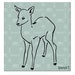 Baby Deer Stencil - Reusable Craft & DIY Stencils - S1_01_03_S -small ...