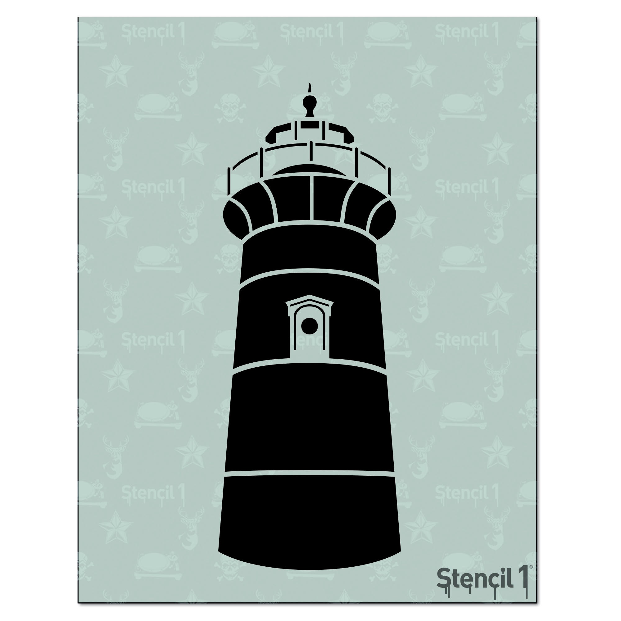 Lighthouse Stencil- Reusable Craft & DIY Stencils- S1_01_155 -8.5x11 ...