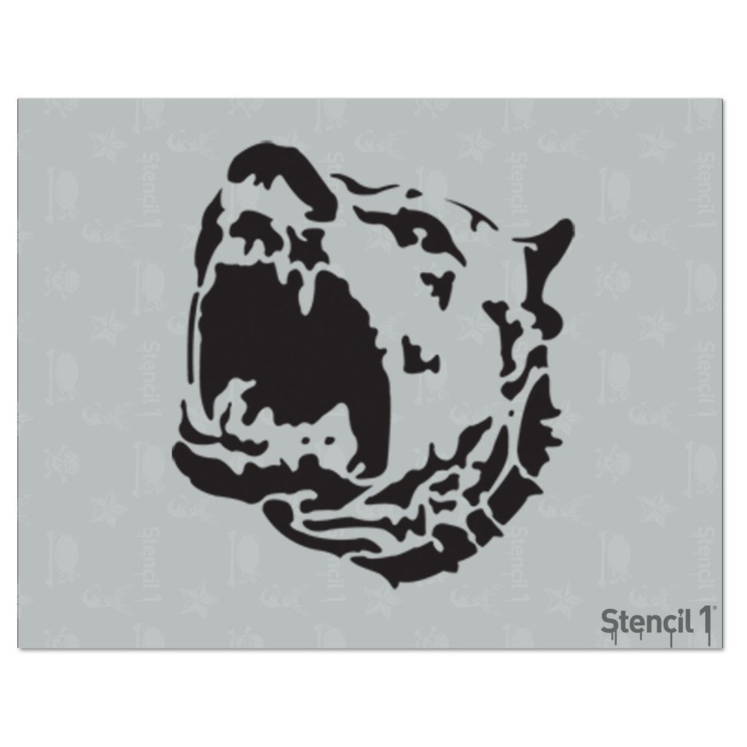 Mad Dog Stencil- Reusable Craft & DIY Stencils- S1_01_62 -8.5x11- by ...