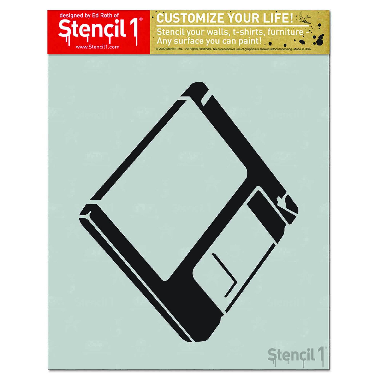 Floppy Disc Stencil Reusable Craft & DIY Stencils S1_01_63 - Etsy